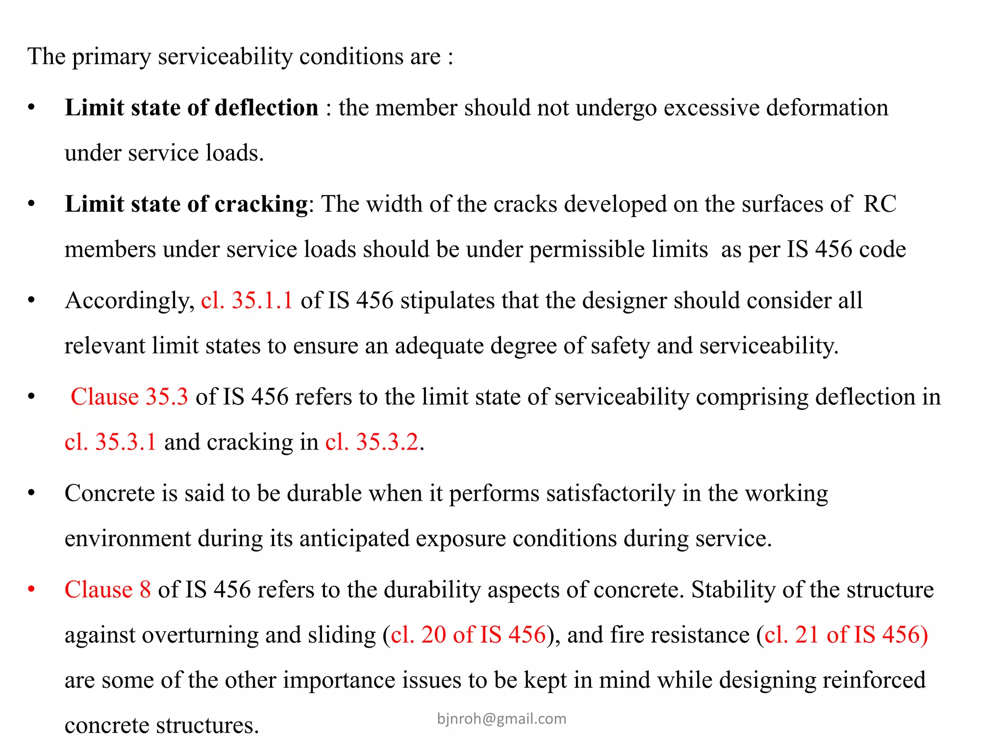 Serviceability(images are taken for reference from net and important ...