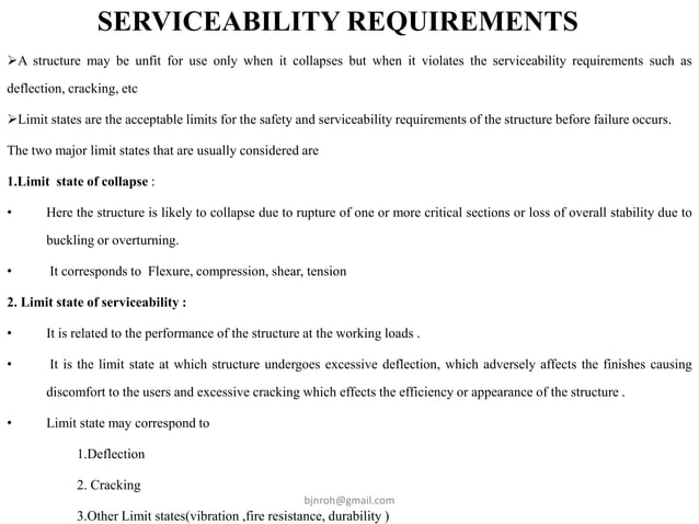 Serviceability(images are taken for reference from net and important ...