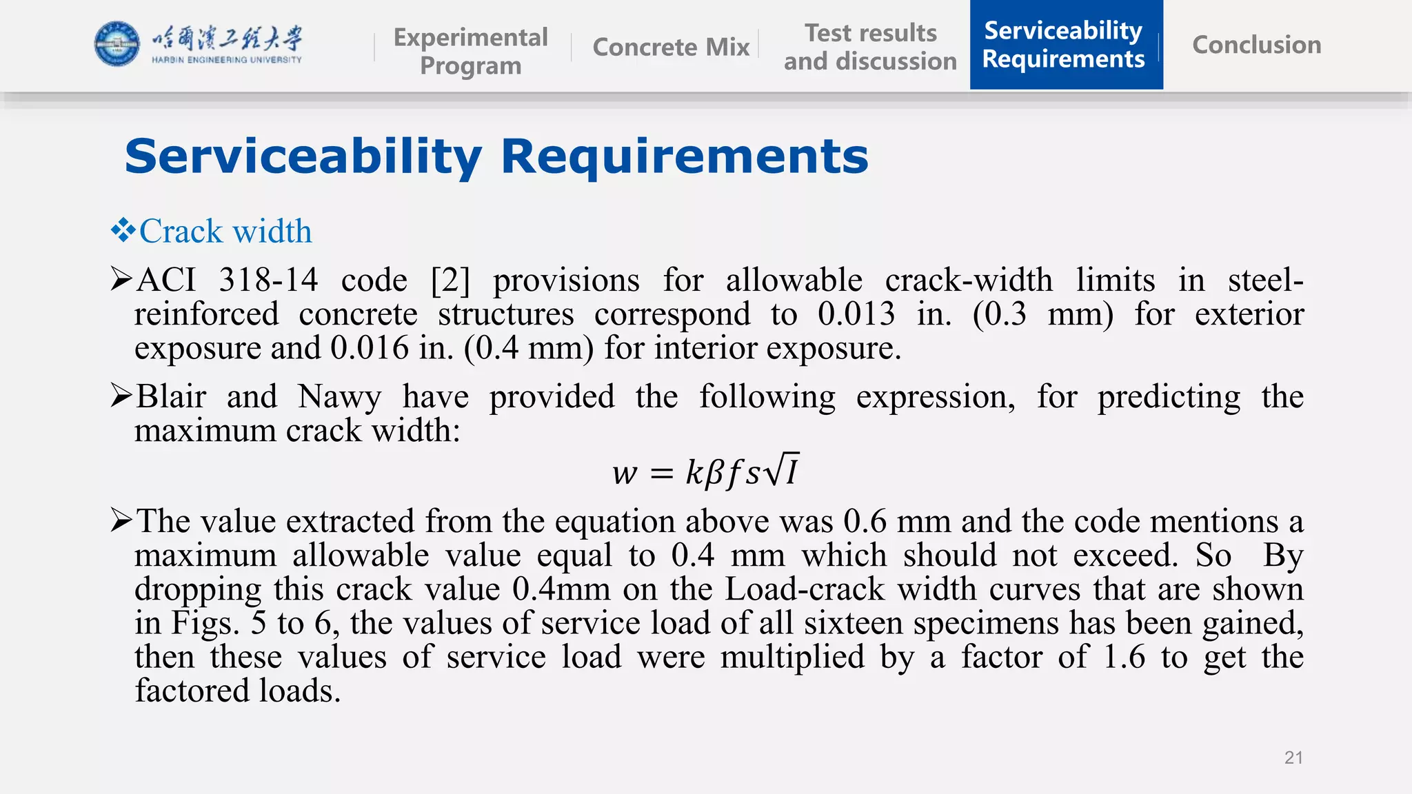 Serviceability Limit State of Two-way Reinforced Concrete Slab ...