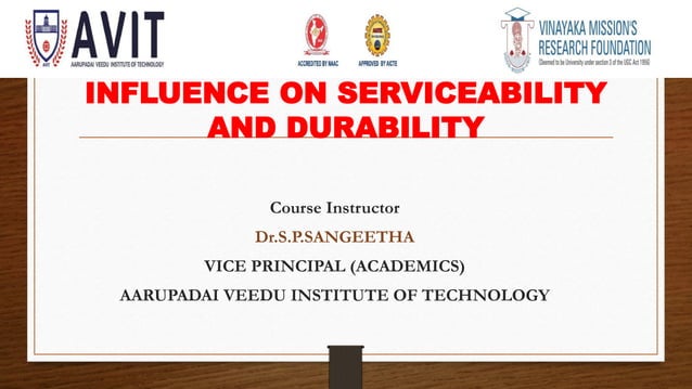 Serviceability and Durability of concrete structures | PDF