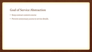 Design Patterns on Service Abstraction | PPT
