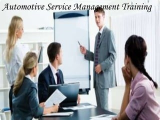 Service advisor training | PPTX