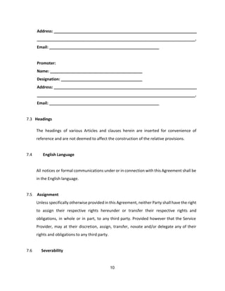 Legal Agreement with Founders | PDF | Business | Business and Finance