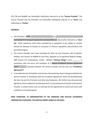 Legal Agreement with Founders | PDF
