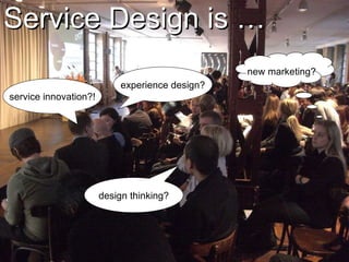 Hoorcollege Service Design and Experience Design, CMD Rotterdam | PPT