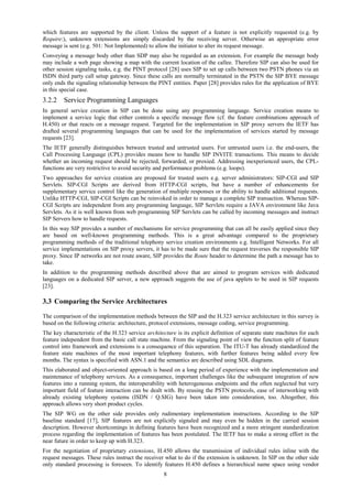 Service Architectures in H.323 and SIP – A Comparison | PDF