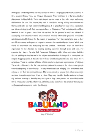 Service audit of babuland | PDF
