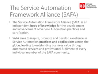 Service Automation Framework towards 2020 | PDF | Internet | Computing