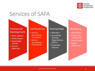 Service Automation Framework towards 2020 | PDF | Internet | Computing