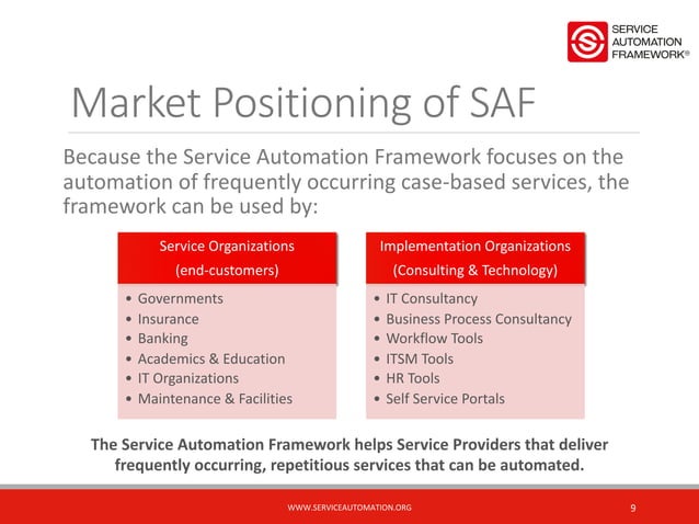 Service Automation Framework towards 2020 | PDF | Internet | Computing