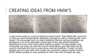 Service blueprint: Protein Pal | PPT