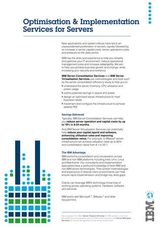 IBM Service Brochure | PDF