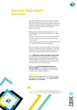 IBM Service Brochure | PDF