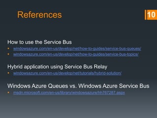 Windows Azure Service Bus | PPT