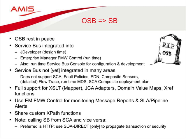 Soa Suite 12c Service Bus New Features Summary Ppt