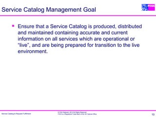 The Service Catalog: Cornerstone of Service Management | PPT