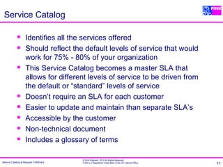 The Service Catalog: Cornerstone of Service Management | PPT