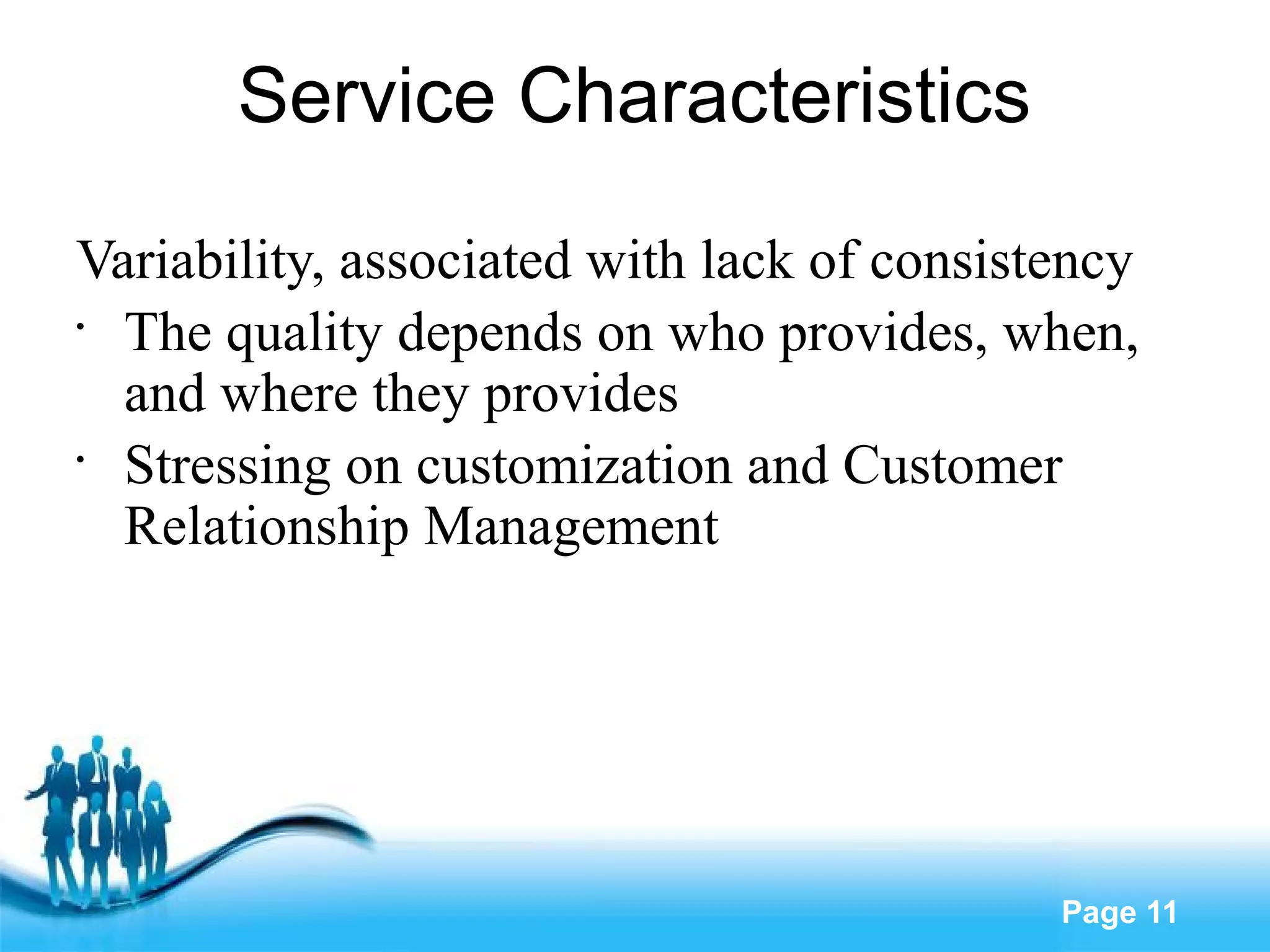 Service characteristic of hospitality and tourism marketing | ODP