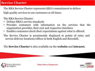 Service charter | PPTX