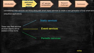 Service composition for IP smart object using realtime Web protocols | PPT