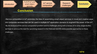 Service composition for IP smart object using realtime Web protocols | PPT