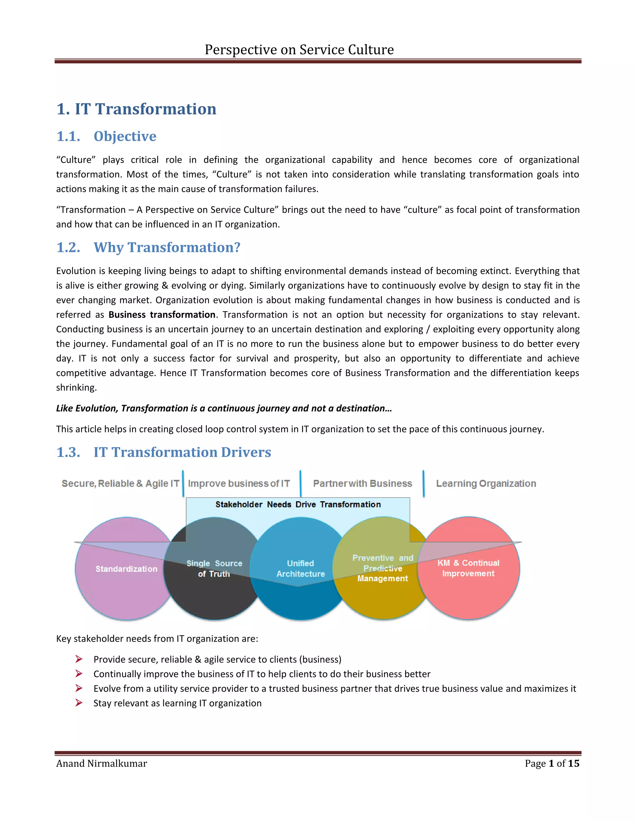 Service culture | PDF