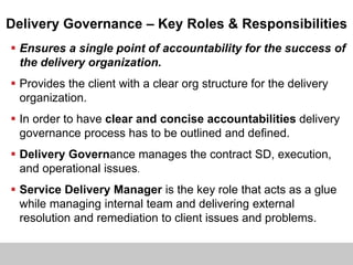 Service delivery governance | PDF
