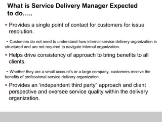 Service delivery management | PDF
