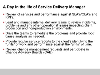 Service delivery management | PDF