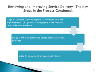 Service Delivery Review Fournier Consulting Services | PDF