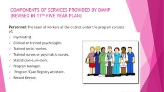 Service delivery system of mental health in india | PPTX
