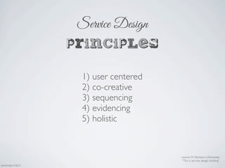 Introduction on Service Design | PPT