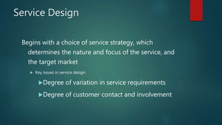 Service design | PPTX
