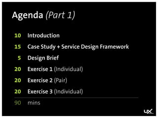 Service design for multi channel experiences workshop | PDF