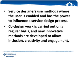 Service design in practice | PPT
