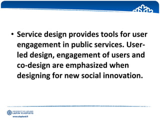 Service design in practice | PPT