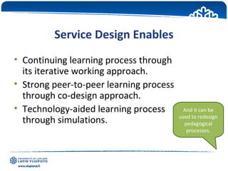 Service design in practice | PPT