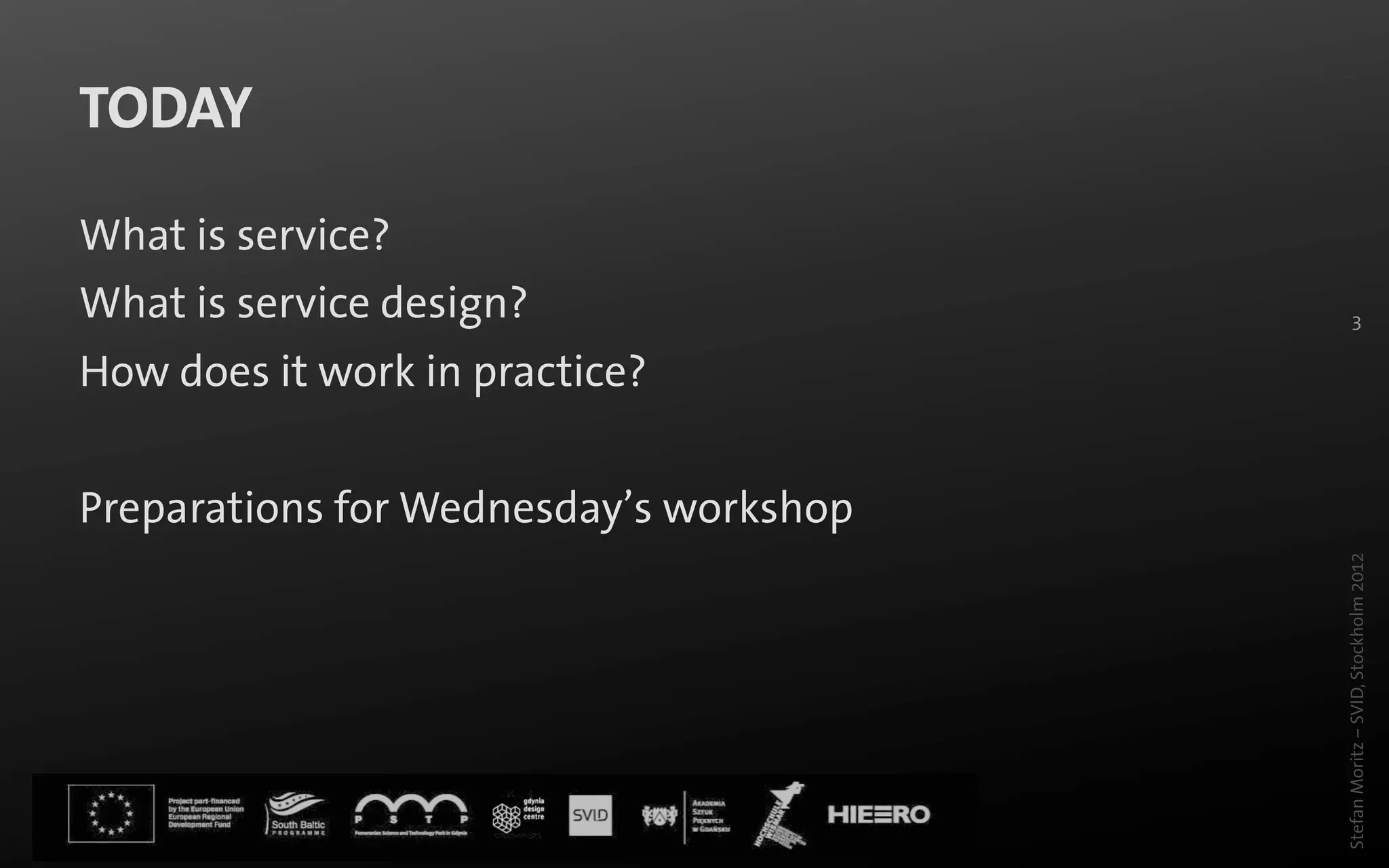 Service design introduction – designship – stefan moritz | PDF