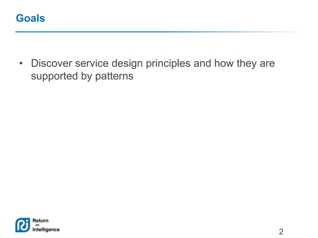 Service design principles and patterns | PPT