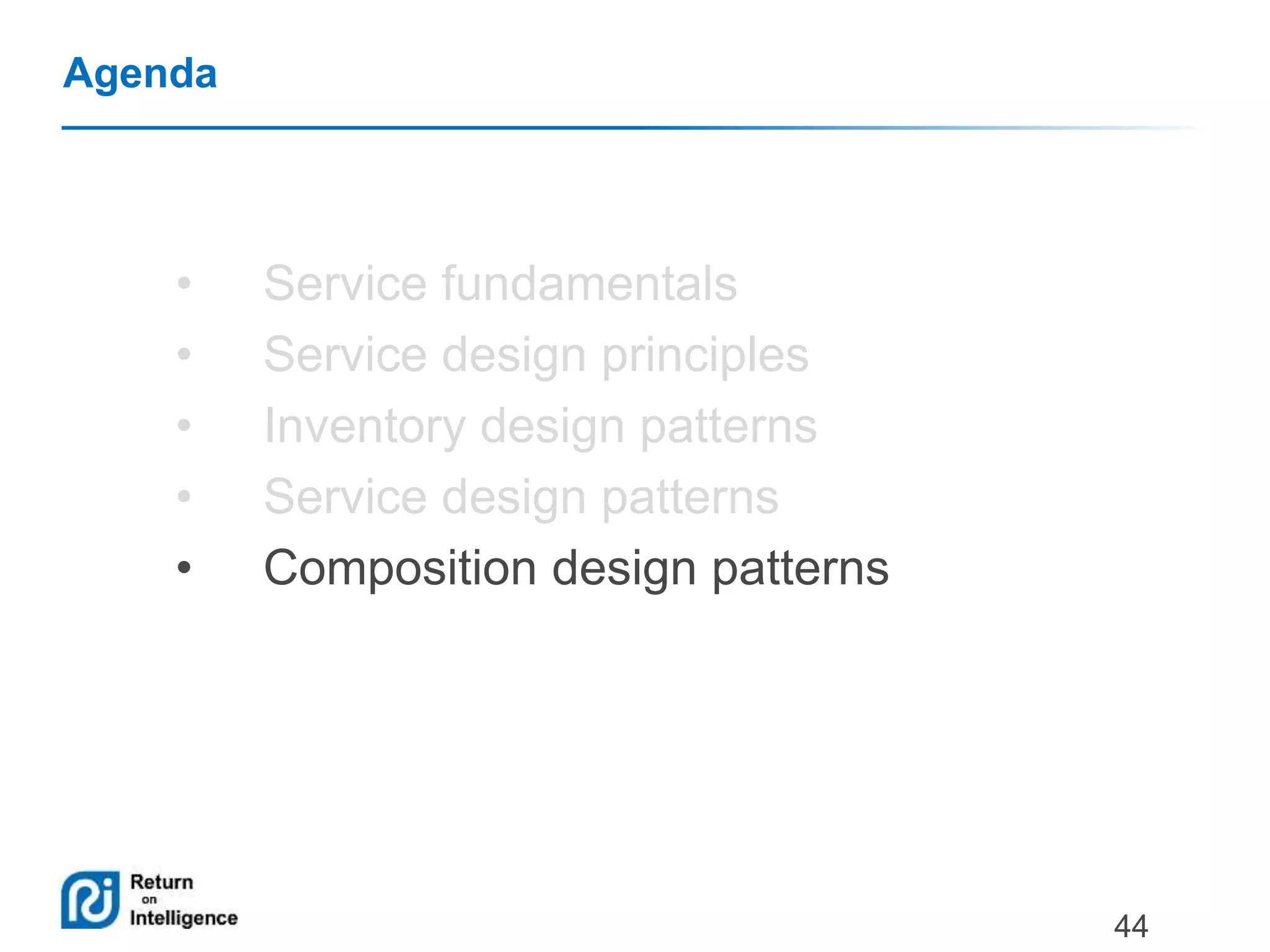 Service Design Principles and Patterns | PPTX
