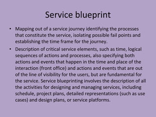 Service design terminology | PPT