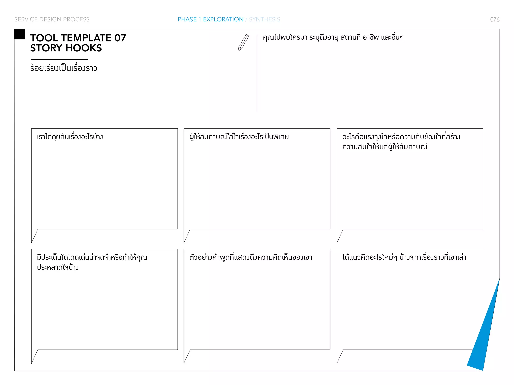 Service design workbook “คู่มือการออกแบบบริการ” โดย TCDC | PDF