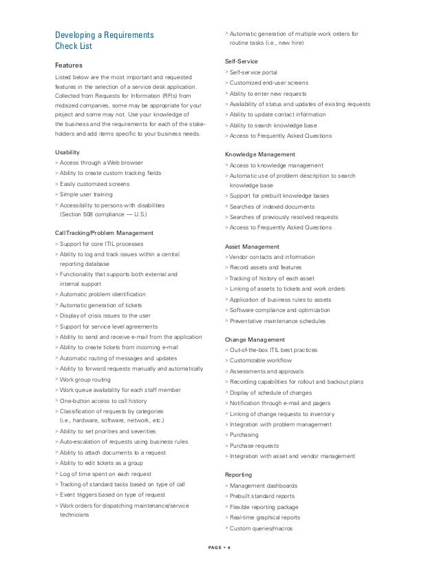 Service desk evaluation_guide