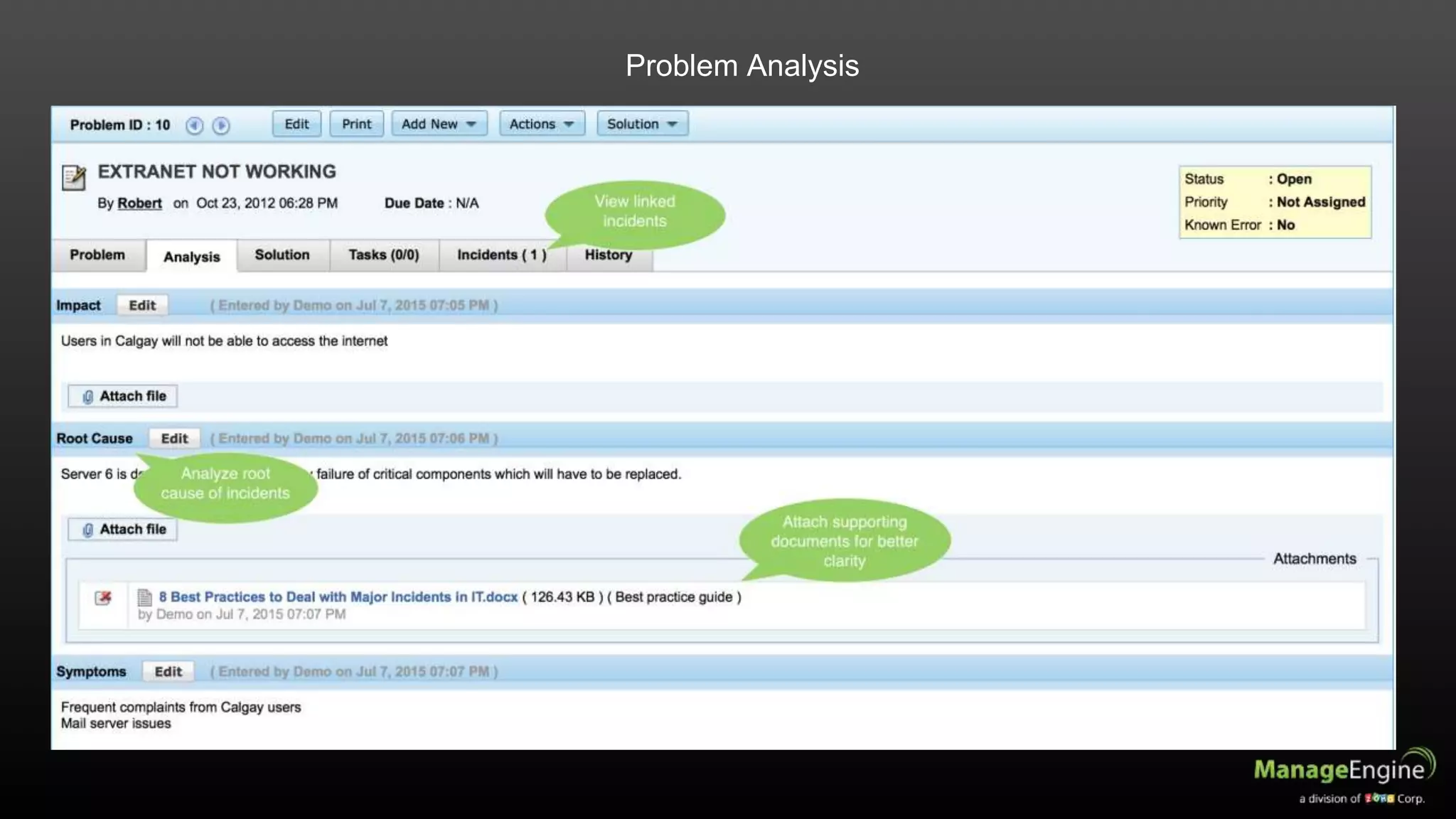 ServiceDesk Plus Overview Presentation | PPTX