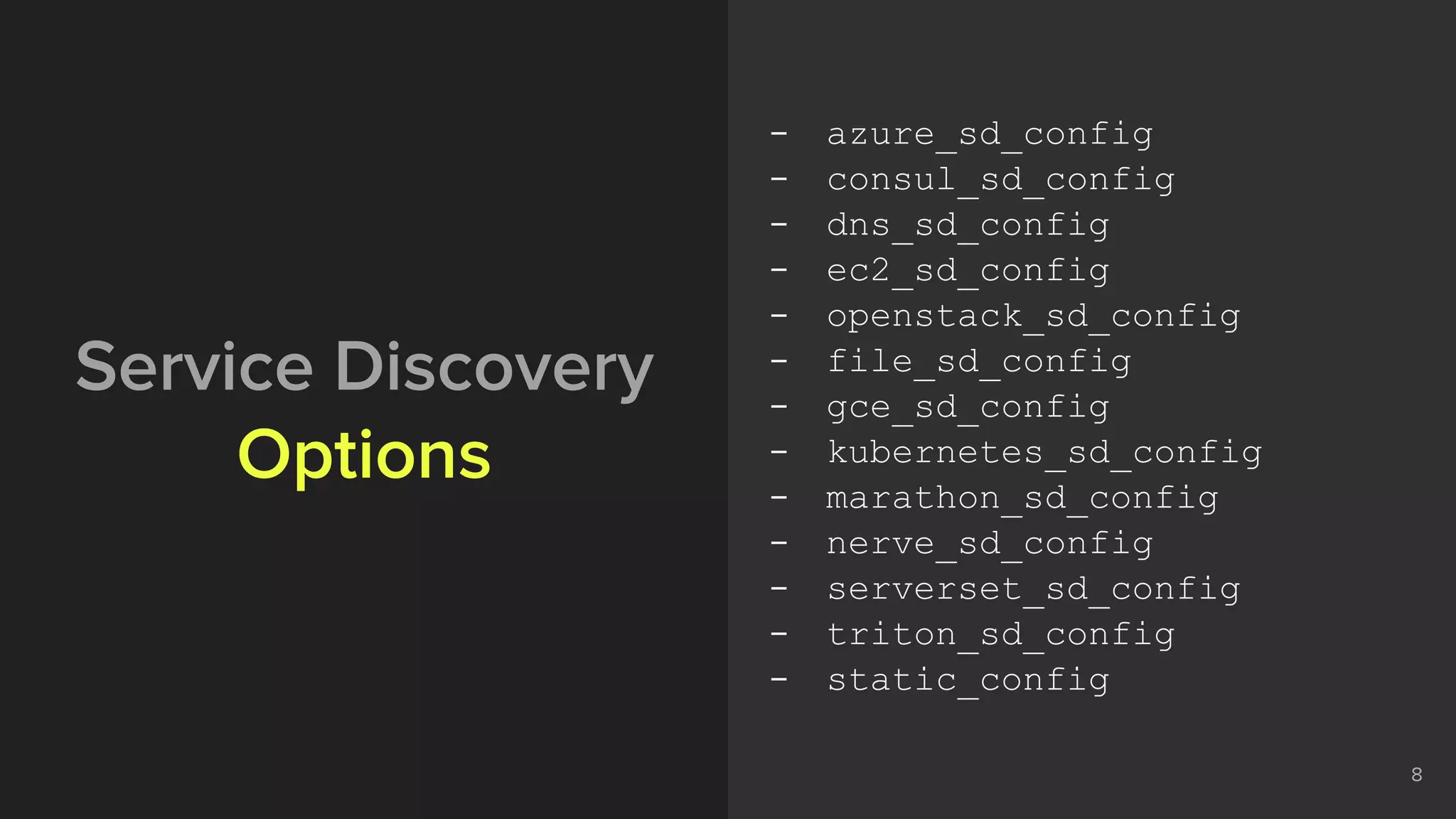 Service Discovery in Prometheus | PDF
