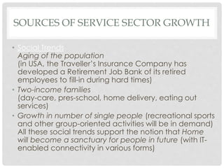 role of service in an economy | PPTX