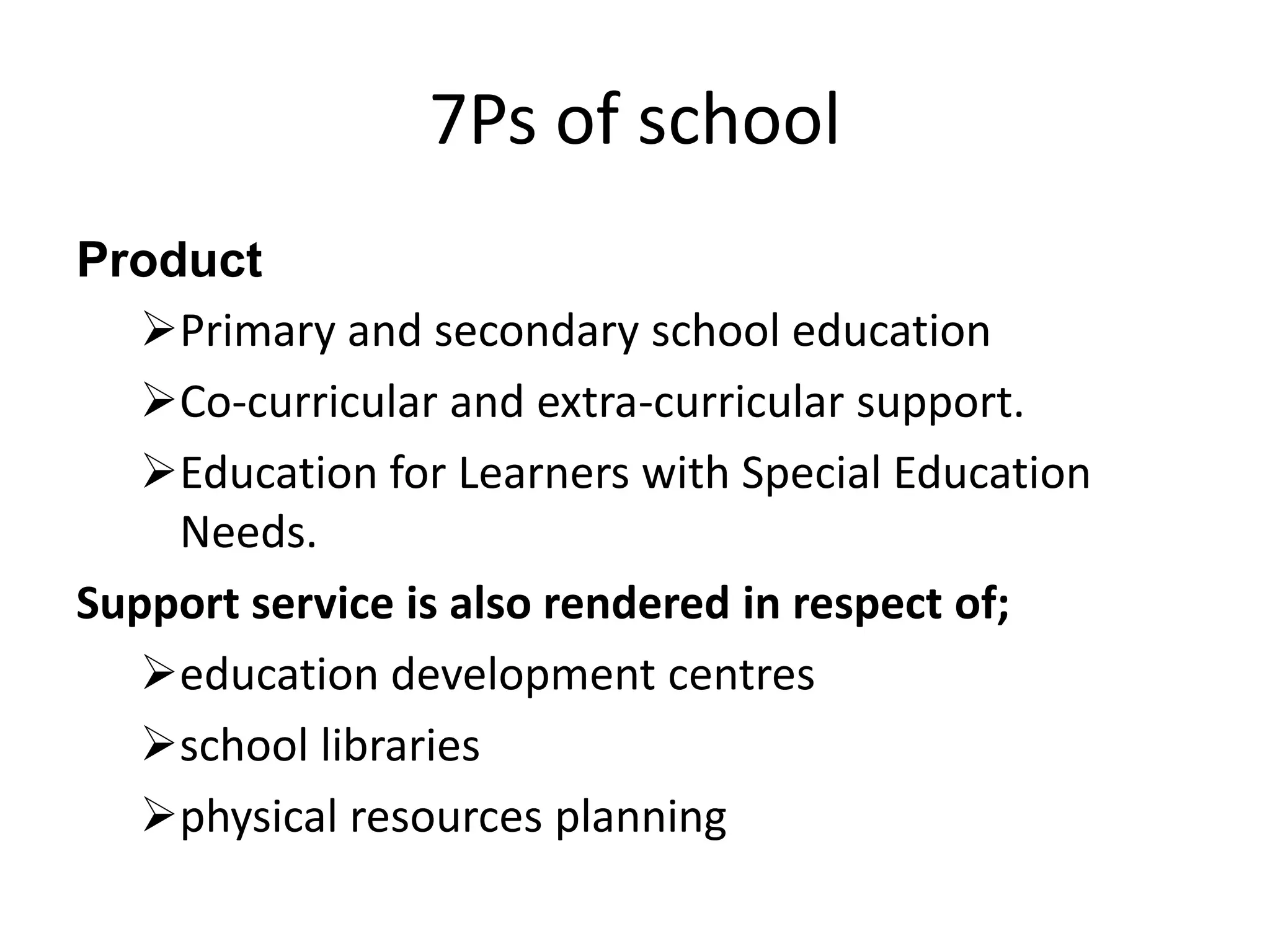 Education Service - Primary and Secondary School | PPTX