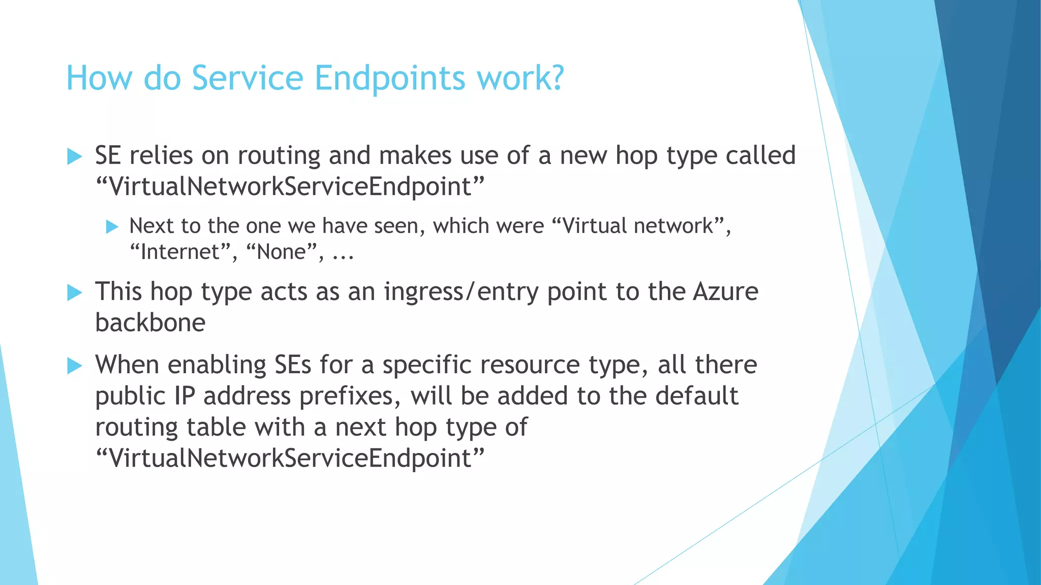Azure Service Endpoints vs. Private Links | PDF
