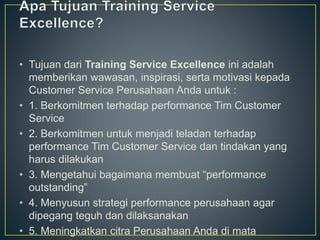 Service excelent at front office | PPTX