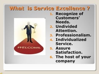 Service excellence | PPT